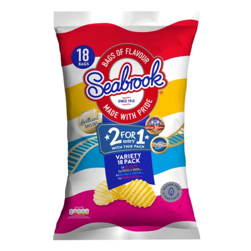 Seabrook Crisps Variety 18 Pack - FabFinds