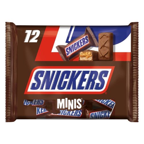 Snickers Mini Chocolate Bars 12 Pack 227g - FabFinds