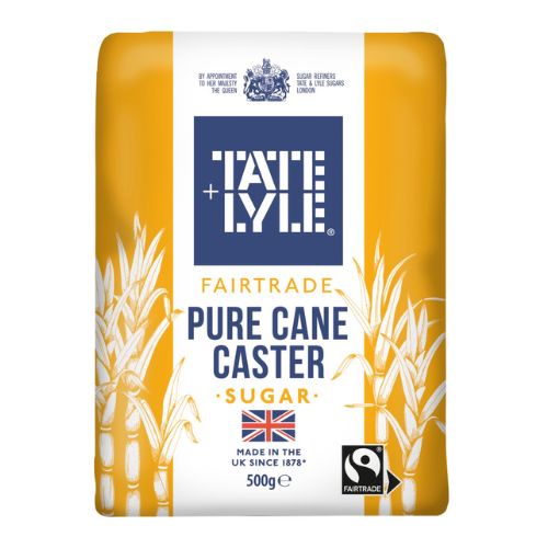 Tate & Lyle Pure Cane Caster Sugar 500g - FabFinds