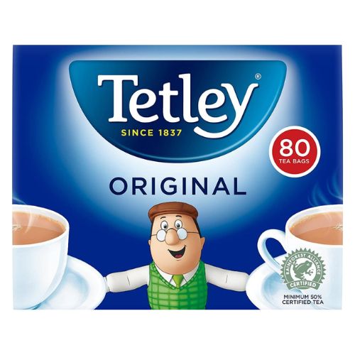 Tetley Original Tea Bags 80 Pack - FabFinds