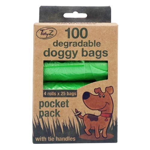 Tidy Z Degradable Doggy Bags 100 Pack - FabFinds