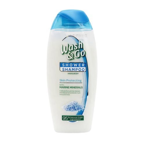 Wash & Go Shower Shampoo Hair & Body Marine Minerals 250ml - FabFinds