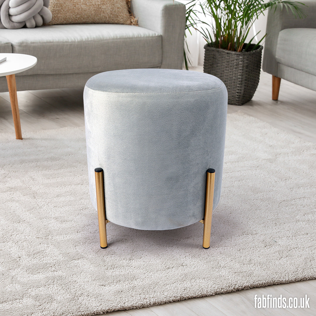Shop Online Luxury Velvet Footstool - FabFinds