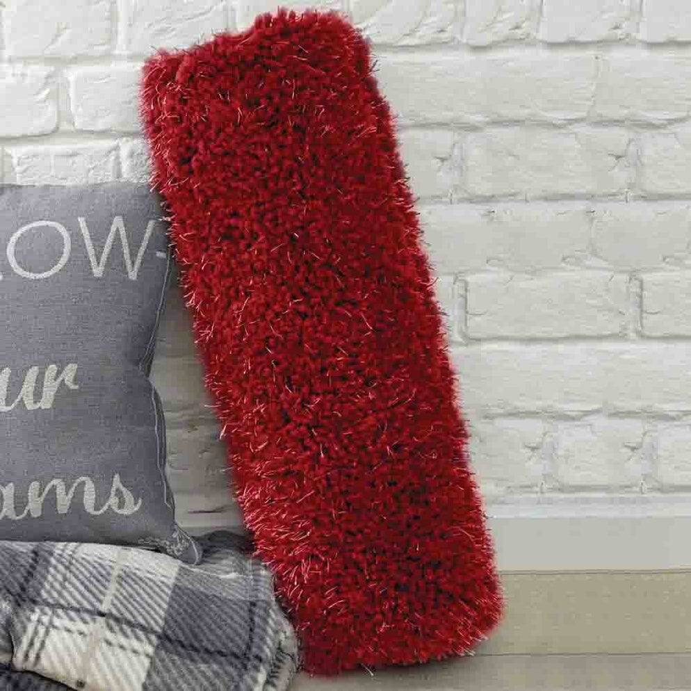 Luxury Regal Red Plush Rug — FabFinds