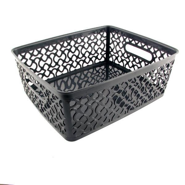 Patterned Hinch Plastic Storage Baskets Set of 3 — FabFinds