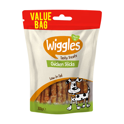 Wiggles Chicken Sticks Dog Treats Assorted Sizes — FabFinds