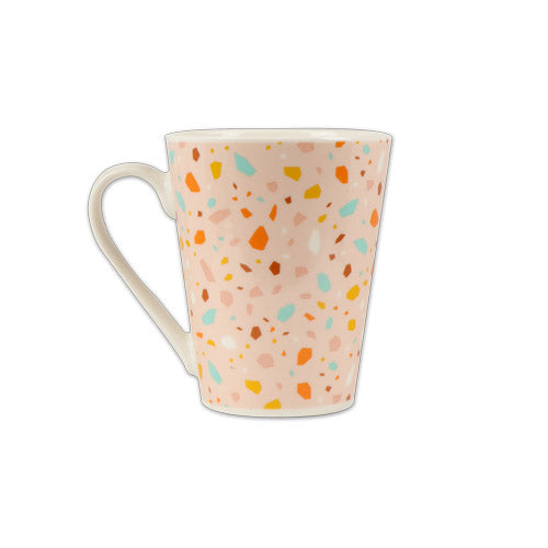 Warm Neutral Speckled Slim Mug 11oz - FabFinds