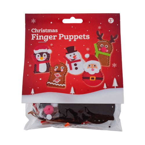 Make Your Own Christmas Finger Puppets Kit | FabFinds