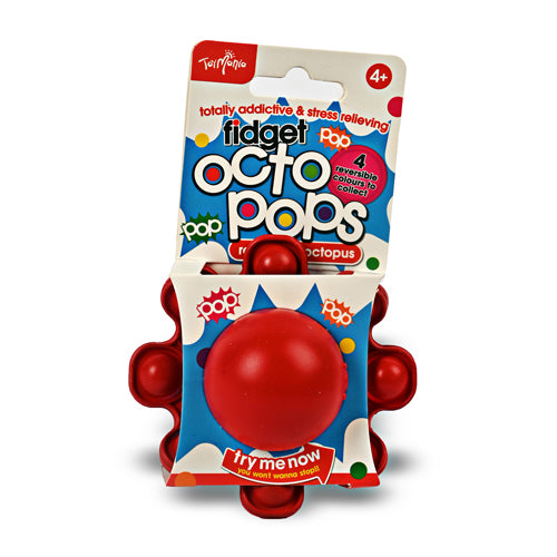 Fidget Octo Pops Reversible Octopus Assorted Colours - FabFinds