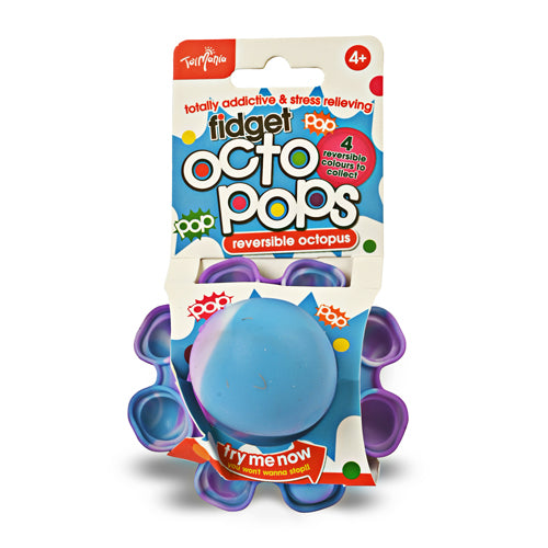 Fidget Octo Pops Reversible Octopus Assorted Colours - FabFinds