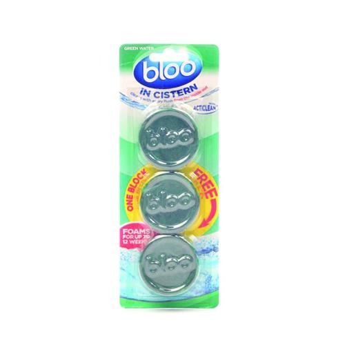 Bloo Cistern Toilet Blocks Green Water 3 x 38g — FabFinds