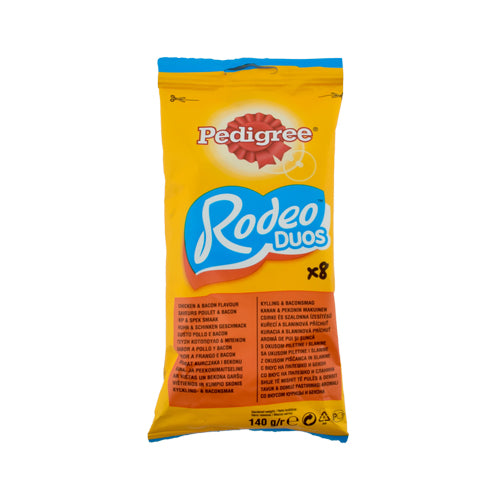 Pedigree Rodeo Duos Chicken And Bacon Flavour 140g | FabFinds
