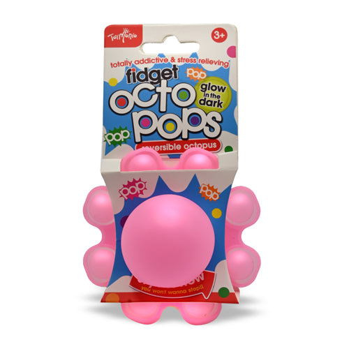 Fidget Octo Pops Reversible Glow In The Dark Assorted Colours — FabFinds