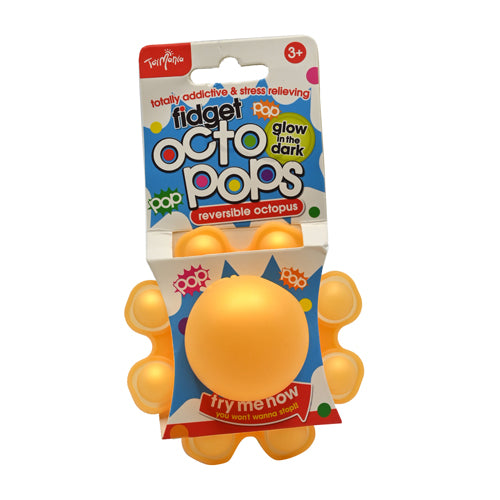 Fidget Octo Pops Reversible Glow In The Dark Assorted Colours — FabFinds