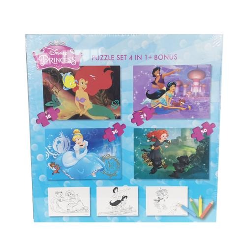 Disney Princess Jigsaw Puzzle + Bonus Colouring — FabFinds