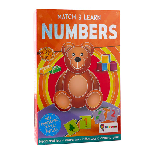 Match & Learn Numbers 2-Piece Puzzle Set | FabFinds
