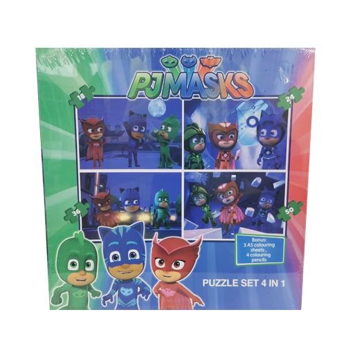 PJ Masks Jigsaw Puzzle + Bonus Colouring — FabFinds