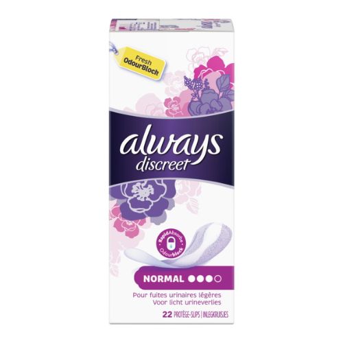 Always Discreet Normal Panty Liners 22 Pack | FabFinds