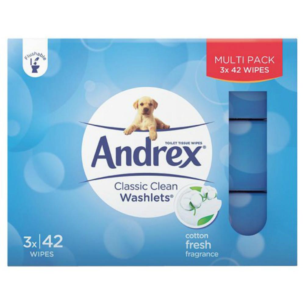 Andrex Classic Clean Washlets 3x42 — FabFinds