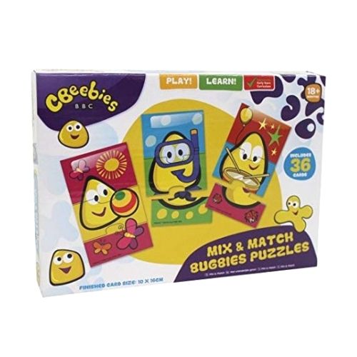 Buy CBeebies Mix and Match Bugbies Puzzles 36 Pieces- FabFinds