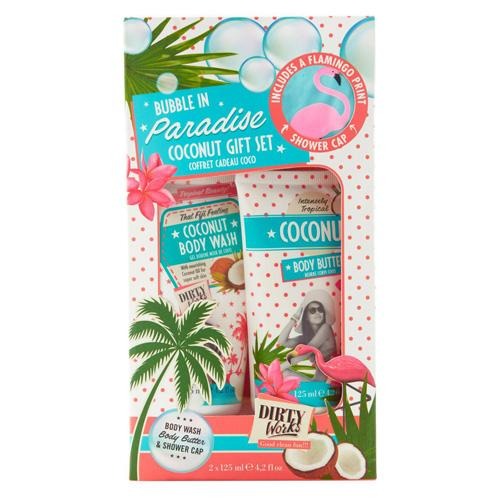 Dirty Works Bubble in Paradise Coconut 3 Piece Gift Set — FabFinds