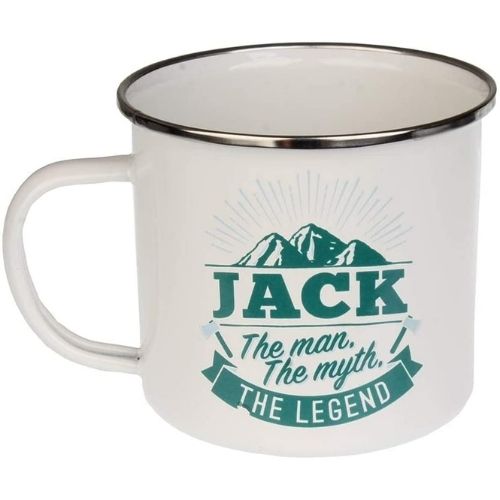 Enamel Personalised Coffee Mug Jack | Mugs | FabFinds