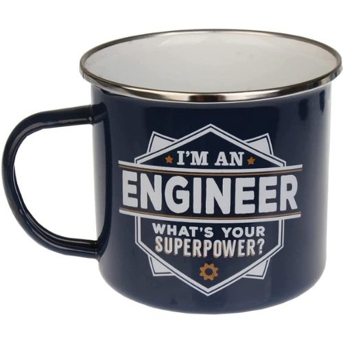 Enamel Personalised Coffee Mug Engineer | Mugs | FabFinds