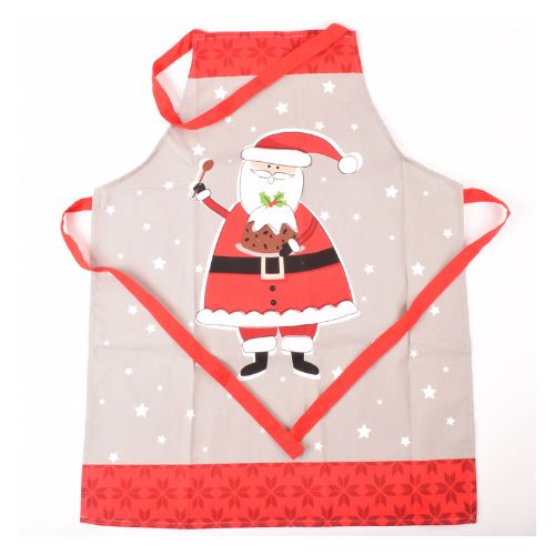 Festive Santa Claus Christmas Apron One Size | FabFinds