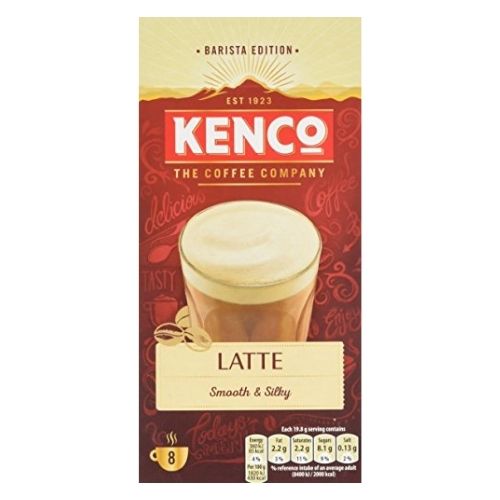 Kenco Instant Latte Coffee 8 Pack - FabFinds