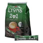 Lyons Instant Coffee 2 in 1 x 10 Sachets 16g - FabFinds