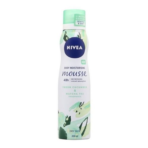 Luxurious Nivea Body Mousse Fresh Cucumber & Matcha Tea - FabFinds