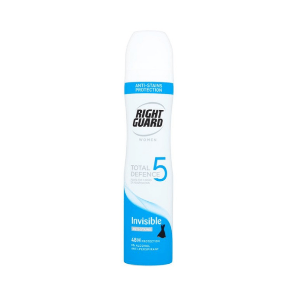 Right Guard Women Total Defence 5 Invisible 250ml — FabFinds