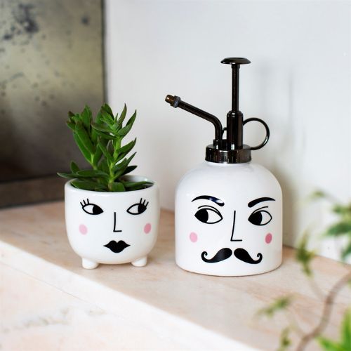 Sass & Belle Mister & Mrs White Plant Set - FabFinds