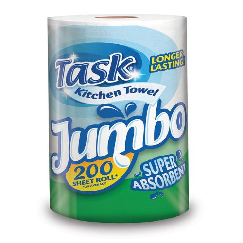 Task Kitchen Towel Jumbo Roll 2 Ply | FabFinds