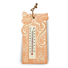 Buy Terracota Bird & Flower Garden Thermometer | FabFinds